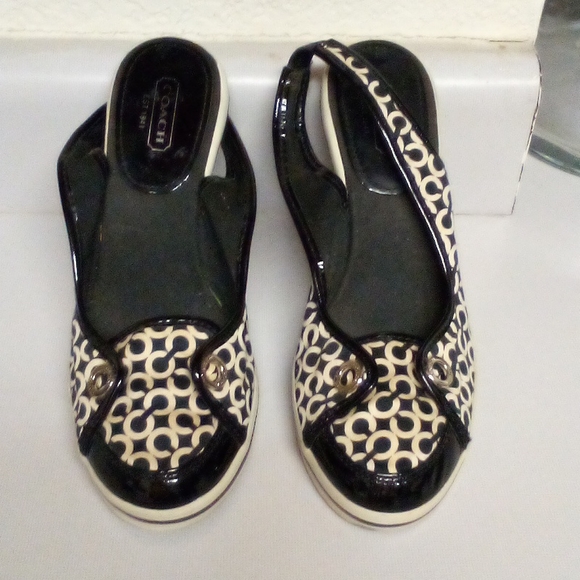 Coach | Shoes | Coach Slingback Wedgesobo | Poshmark